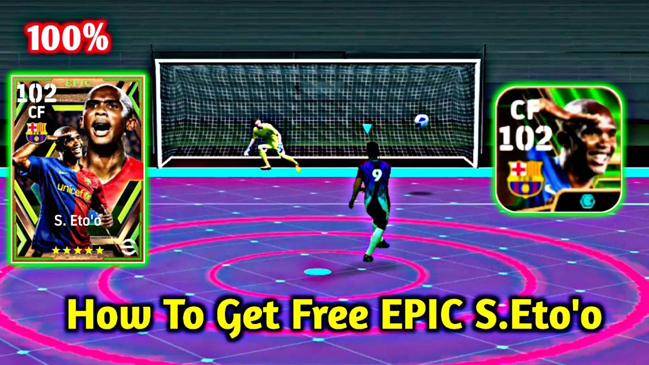 EPIC S.Eto'o How To Get Free EPIC S.Eto'o In Efootball 2024 Mobiles ...