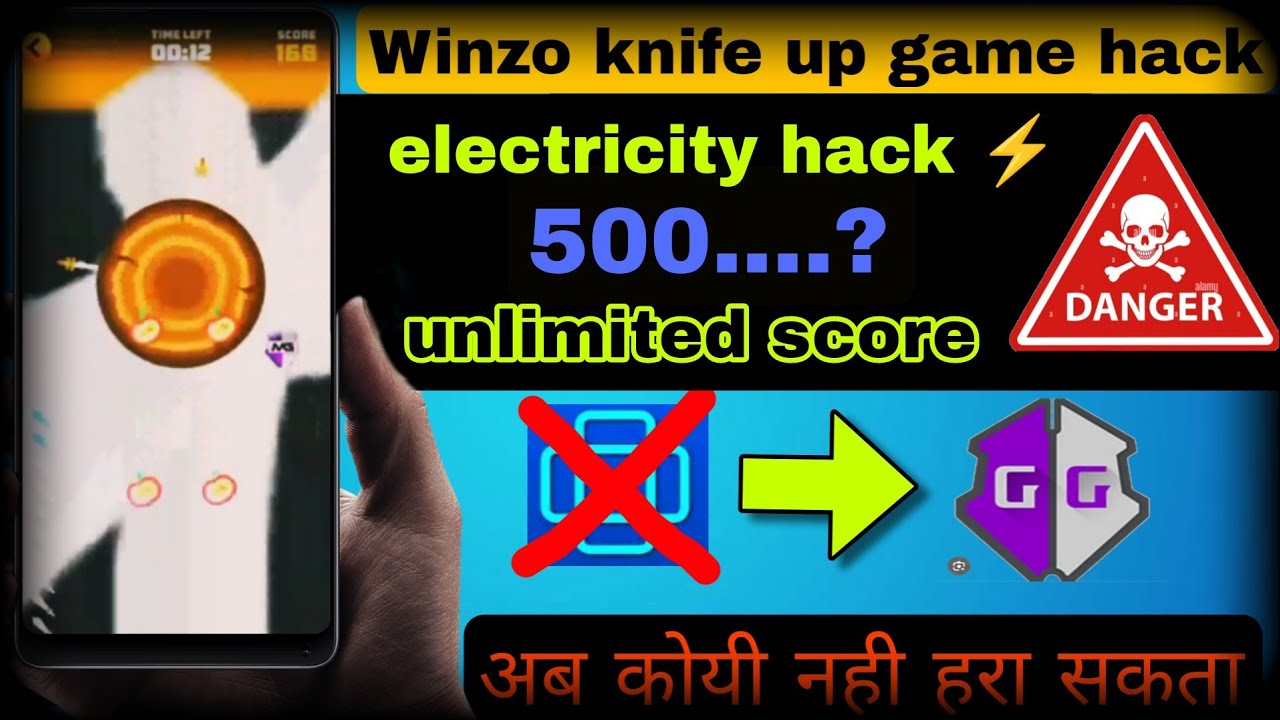 winzo knife up game hack || Electricity Attack danger hack 2024 ⚡|| i ...