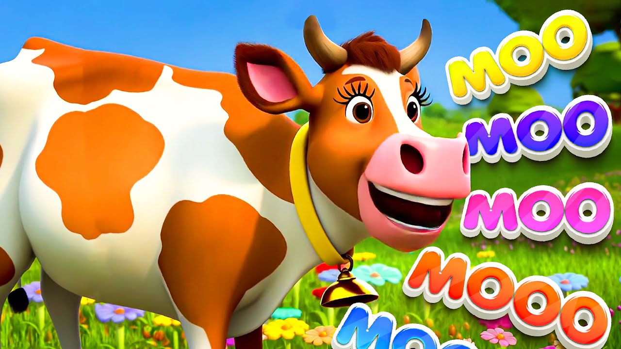 Moo Moo Brown Cow Song for Kids | Moo Moo Gaay Gaana | #ChuChuTV Rhymes ...