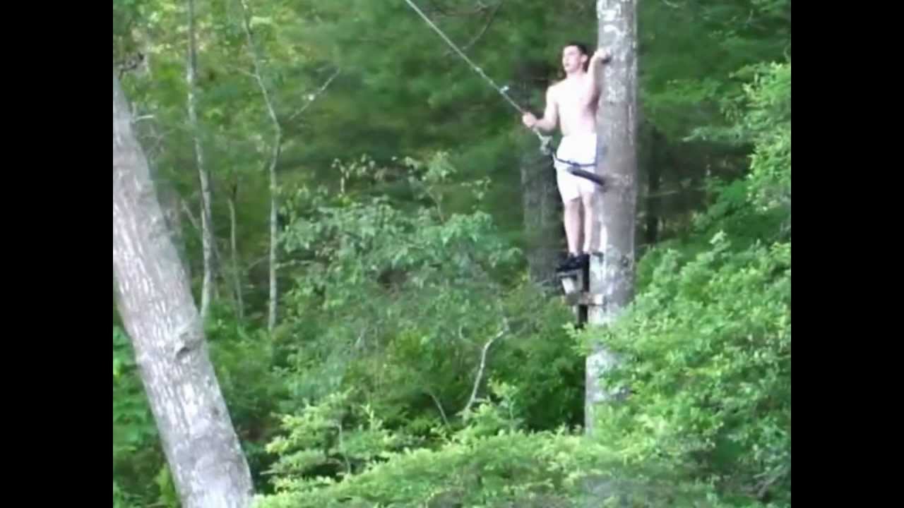 North River rope swing - YouTube