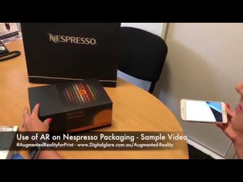 AR on Nespresso Packaging - Sample Video - YouTube