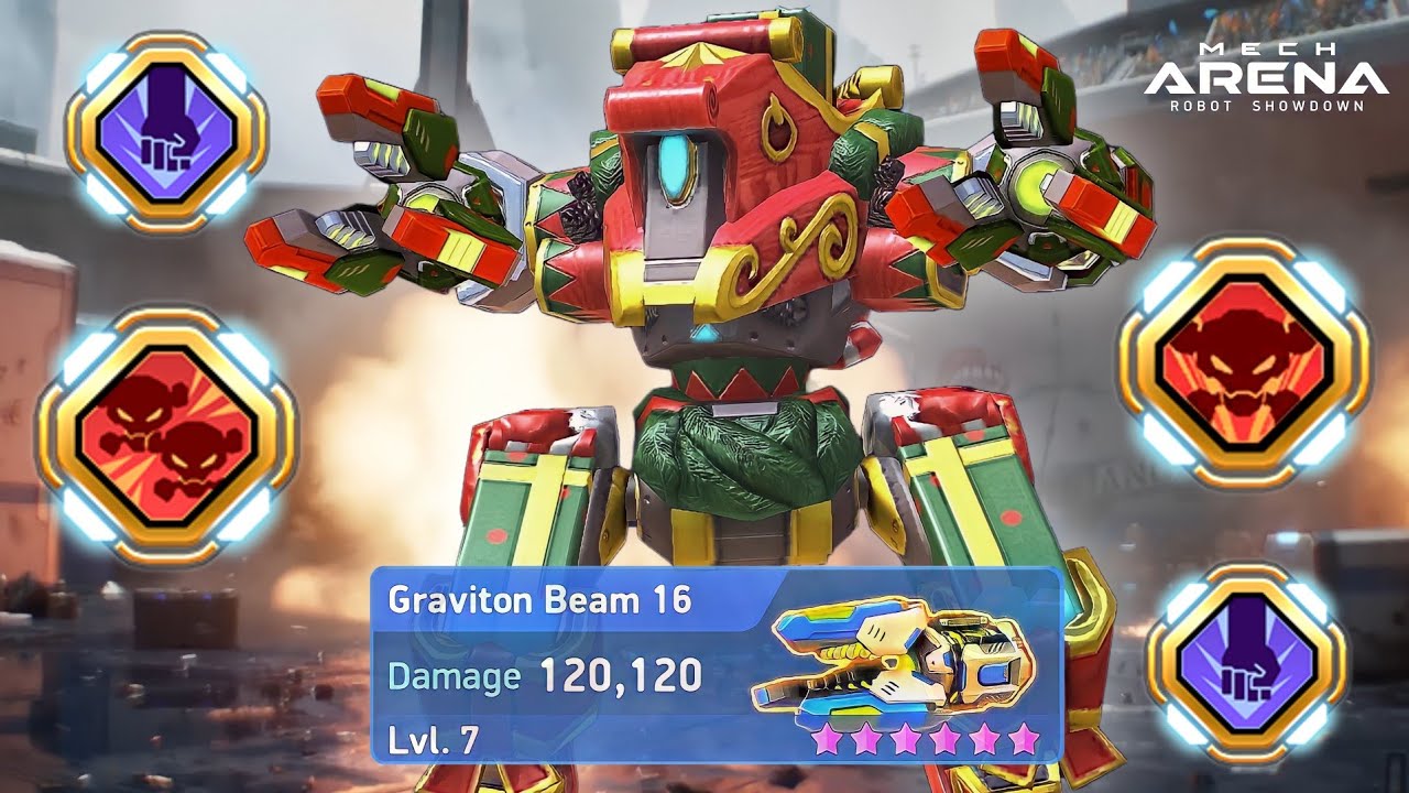 Guardian with Graviton Beam 16 - Mech Arena - YouTube