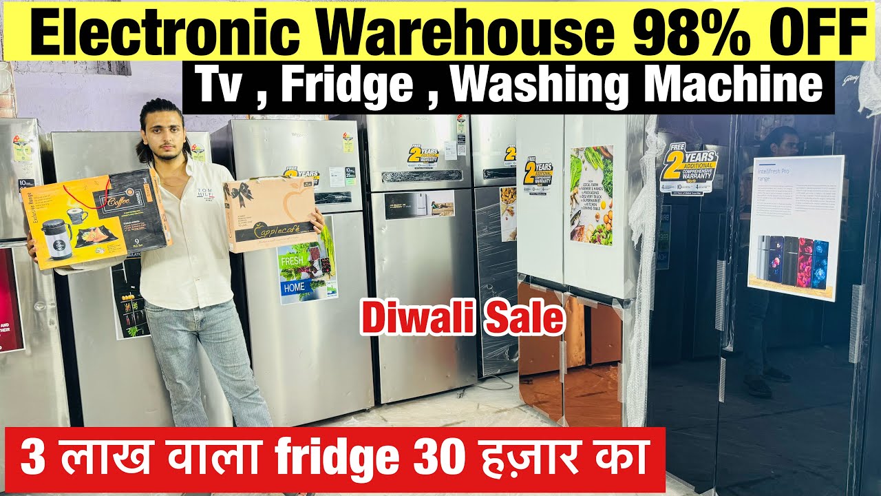 Electronics Items & Home Appliances Warehouse with 98% Off | Fridge ...