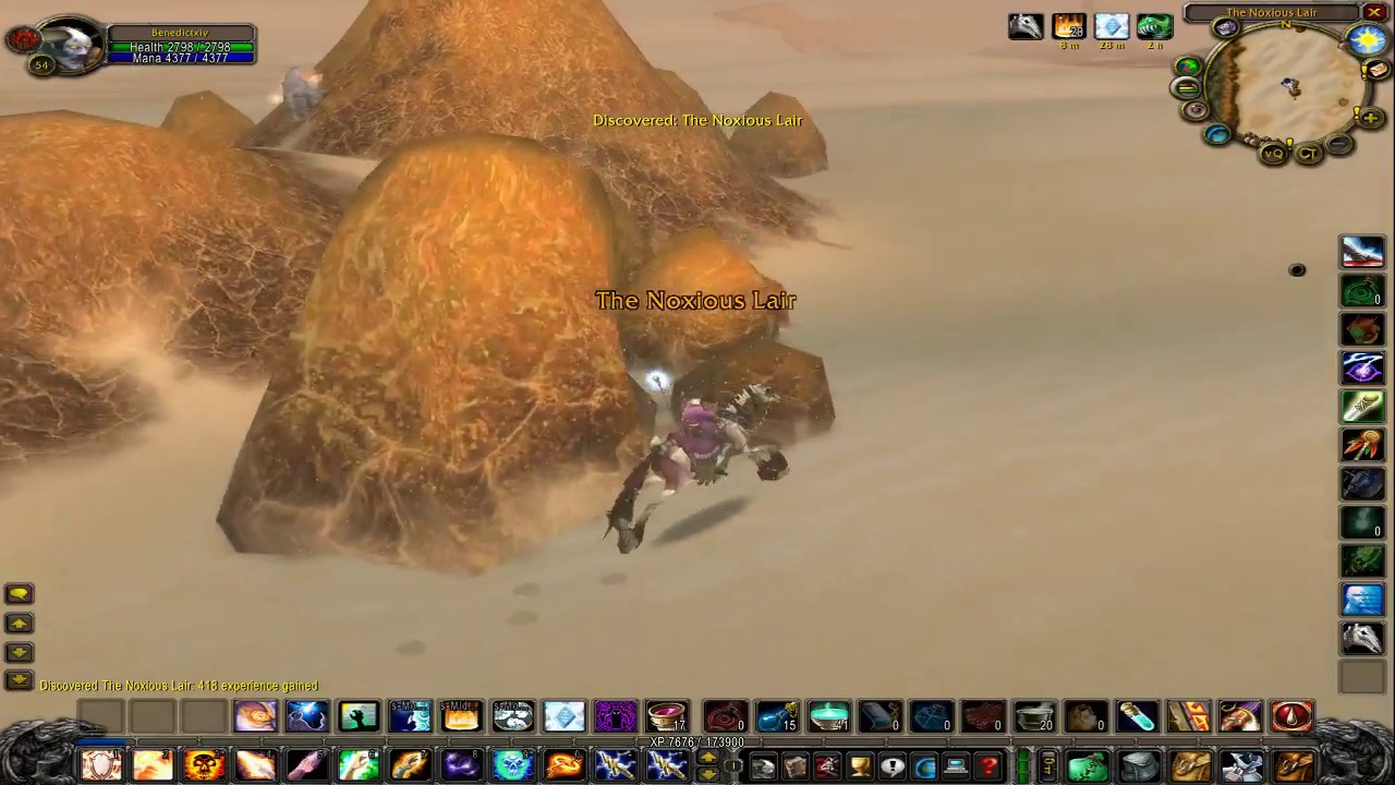 World of Warcraft - Anethema Vanilla - 54-55 - Tanaris Questing pt.3 w ...