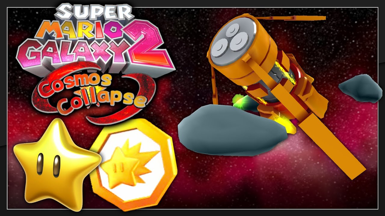 Super Mario Galaxy 2 Cosmos Collaps - Singularity Station Galaxy ALL ...
