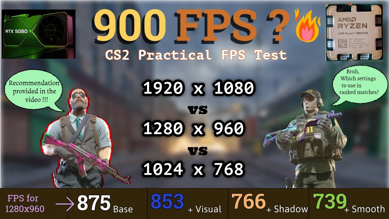 CS2 FPS Benchmark Done RIGHT! (RTX 5080 + Ryzen 7 9800X3D | InGame ...
