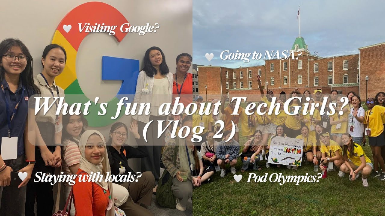 Unforgettable summer program (TechGirls vlog part 2) - YouTube