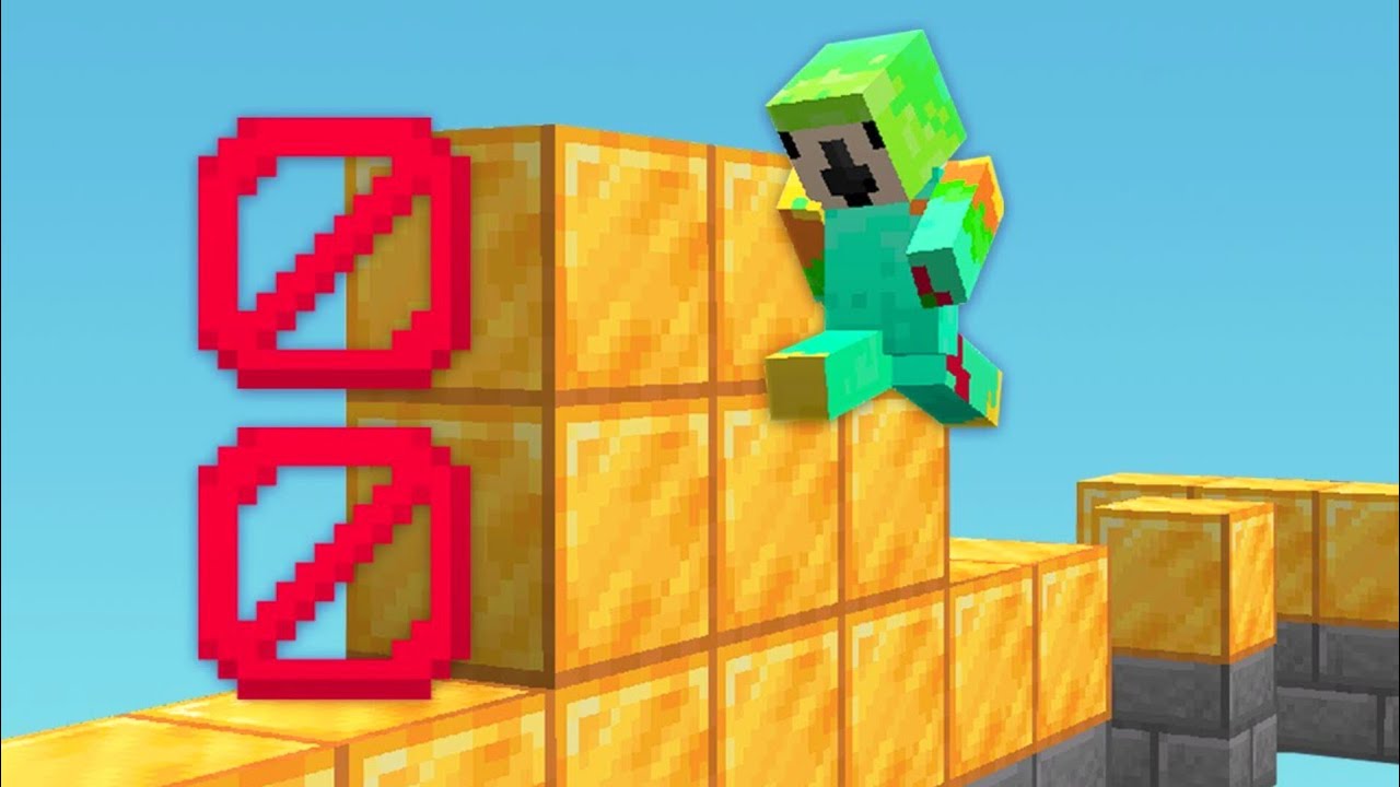 I look up to the Minecraft, and the Minecraft look down on me. #parkour ...