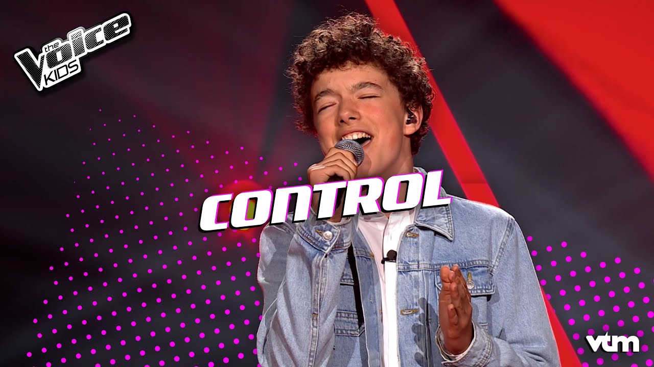 Lars - 'Control' | Knockouts | The Voice Kids | VTM - YouTube