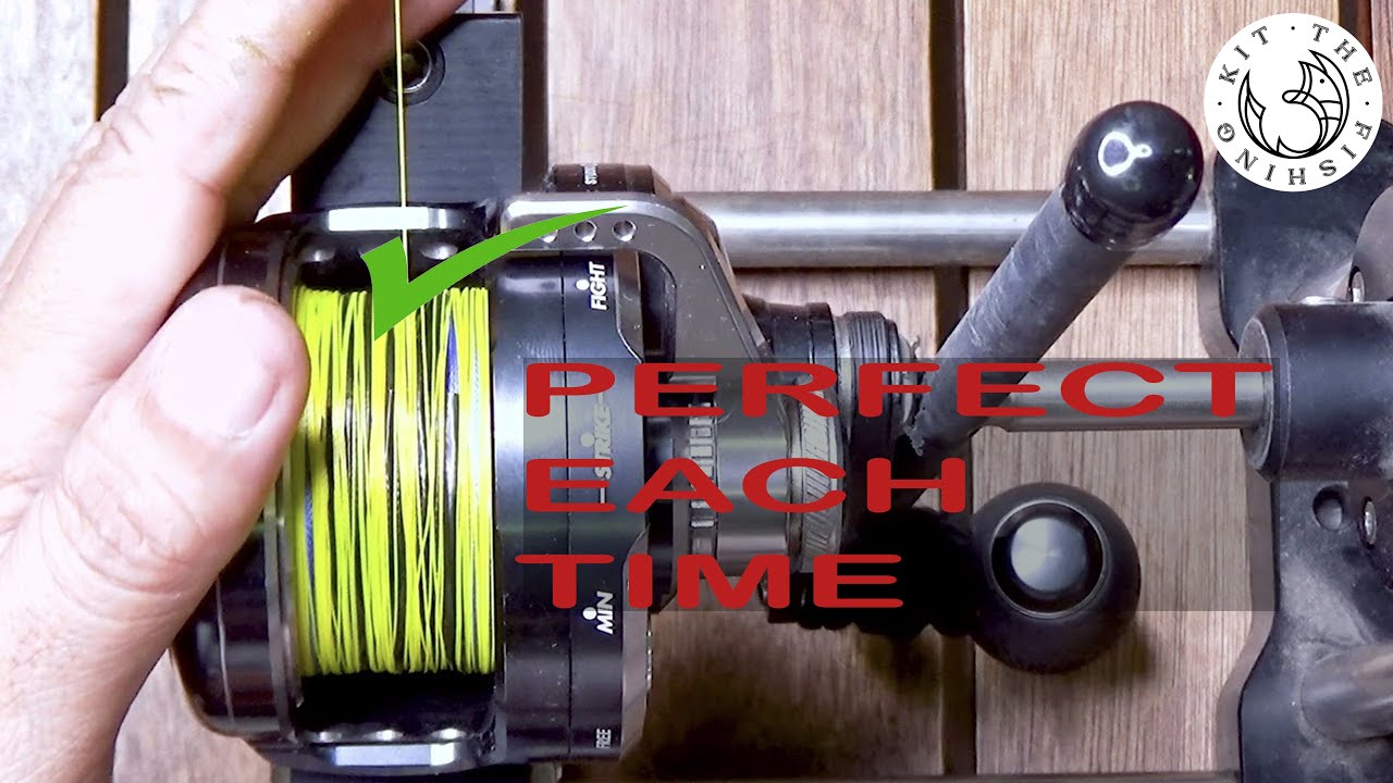 SECRETS TO PERFECT SPOOLING LINE AND BACKING ON ANY REEL - YouTube