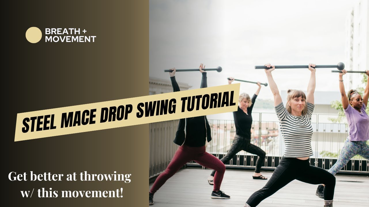 How to do a drop swing with a steel mace - YouTube