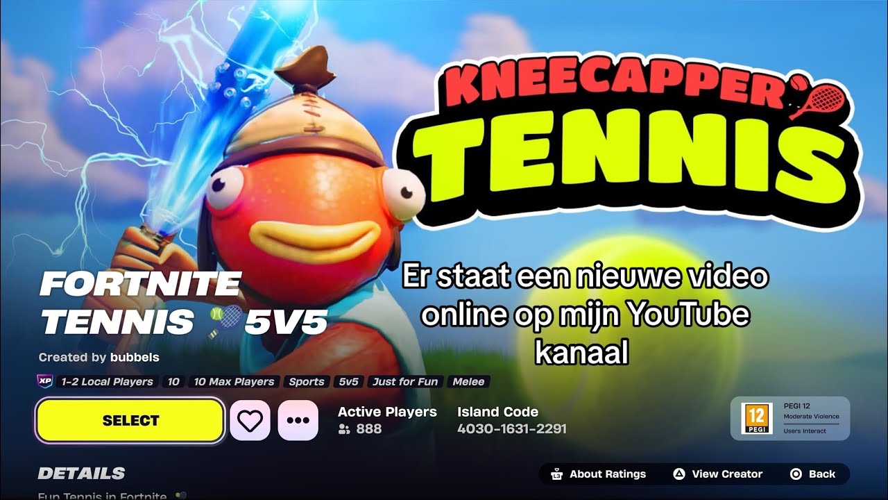 Fortnite Tennis 5V5 (Kneecapper Tennis) - YouTube