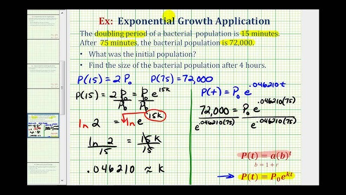 Exponential Equations To Model Population Growth — Krista 40 Off