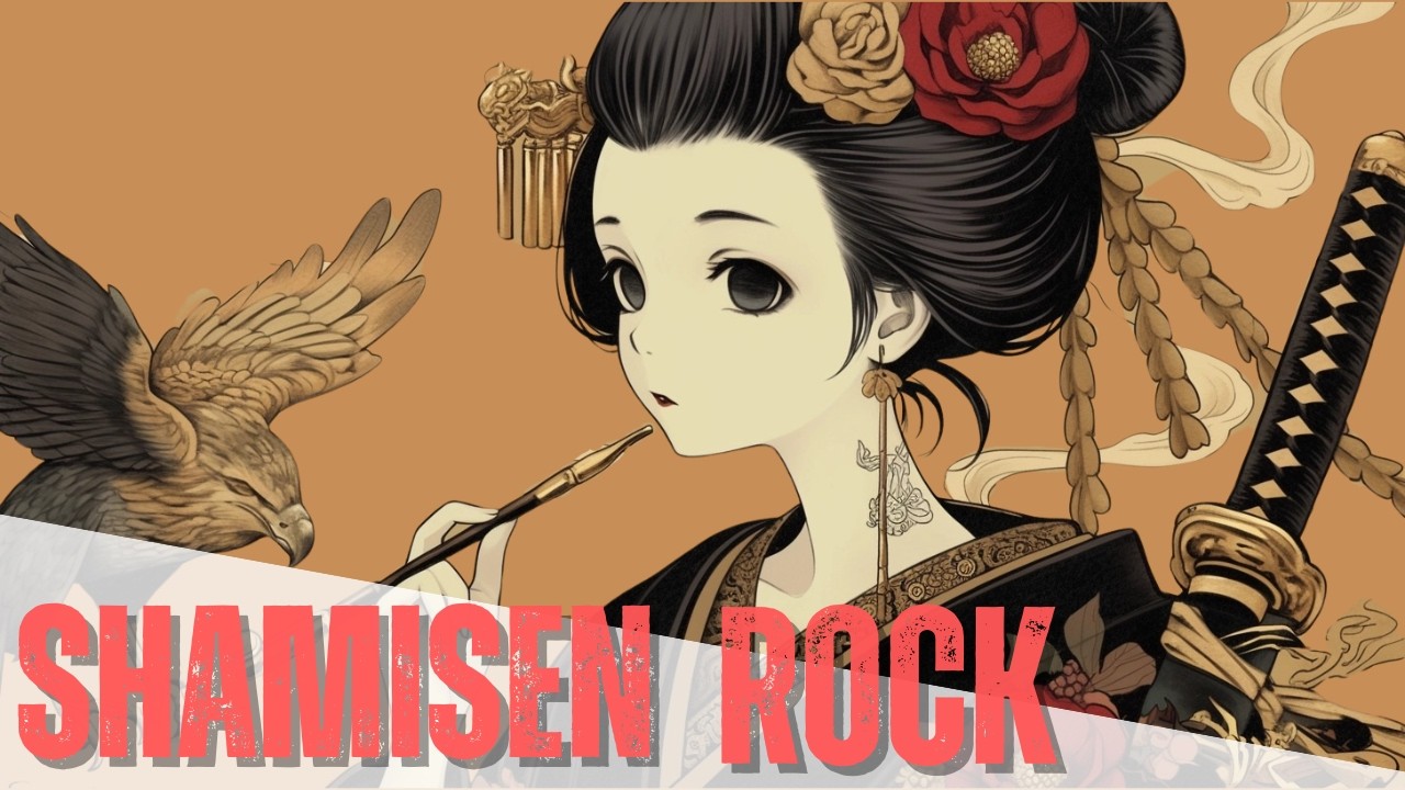 Japanese Traditional Shamisen Rock Music Mix【和風BGM】 - YouTube