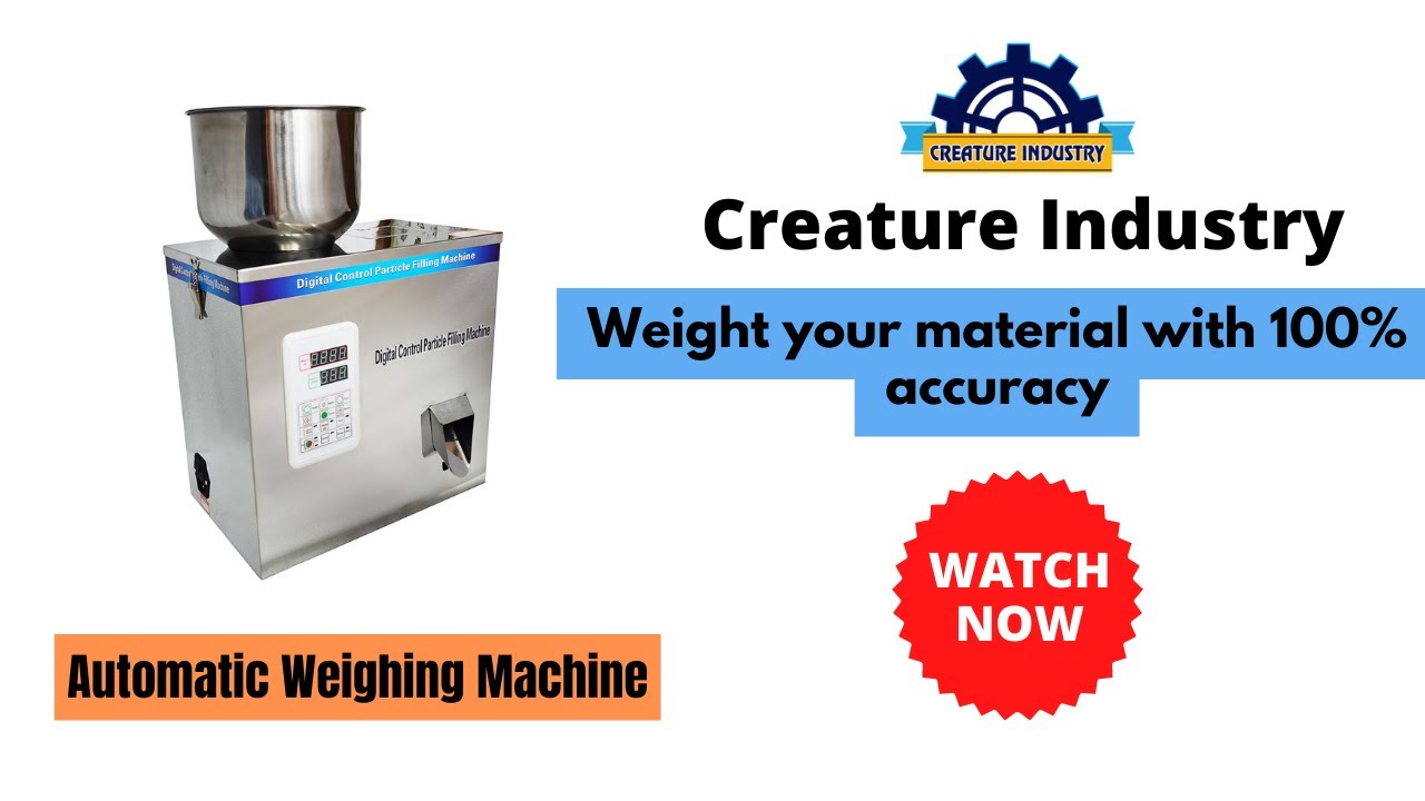 Automatic Weighing Machine | Automatic weighing machine price in india | Creature Industry - YouTube