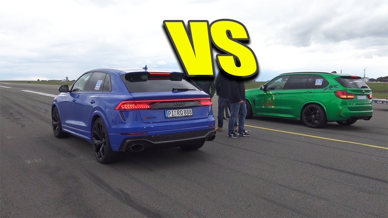 AUDI RSQ8 vs BMW X5M vs McLaren 720S! - YouTube