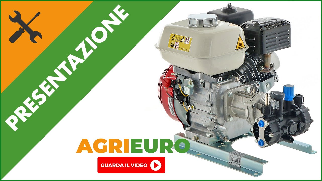 Motopompa irrorazione a scoppio Comet MTP MC18 SC 4T: presentazione ...