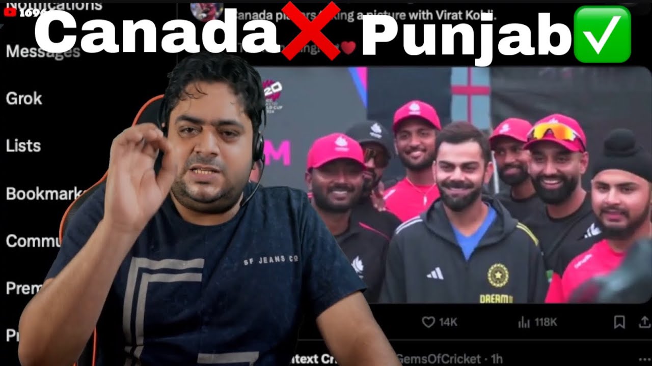Canada Players Taking Picture With Virat Kohli video credit-AB Cricinfo ...