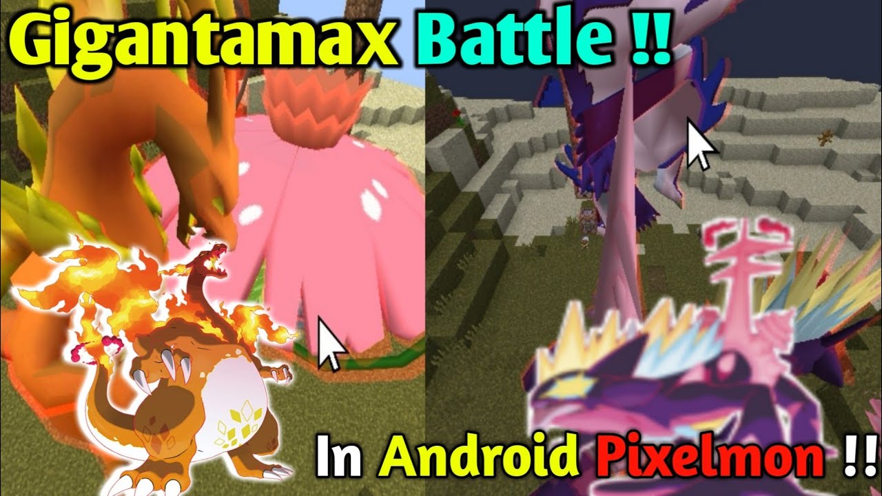 Gigantamax Battle In Android Pixelmon | Minecraft | Pixelmon | YTE ...