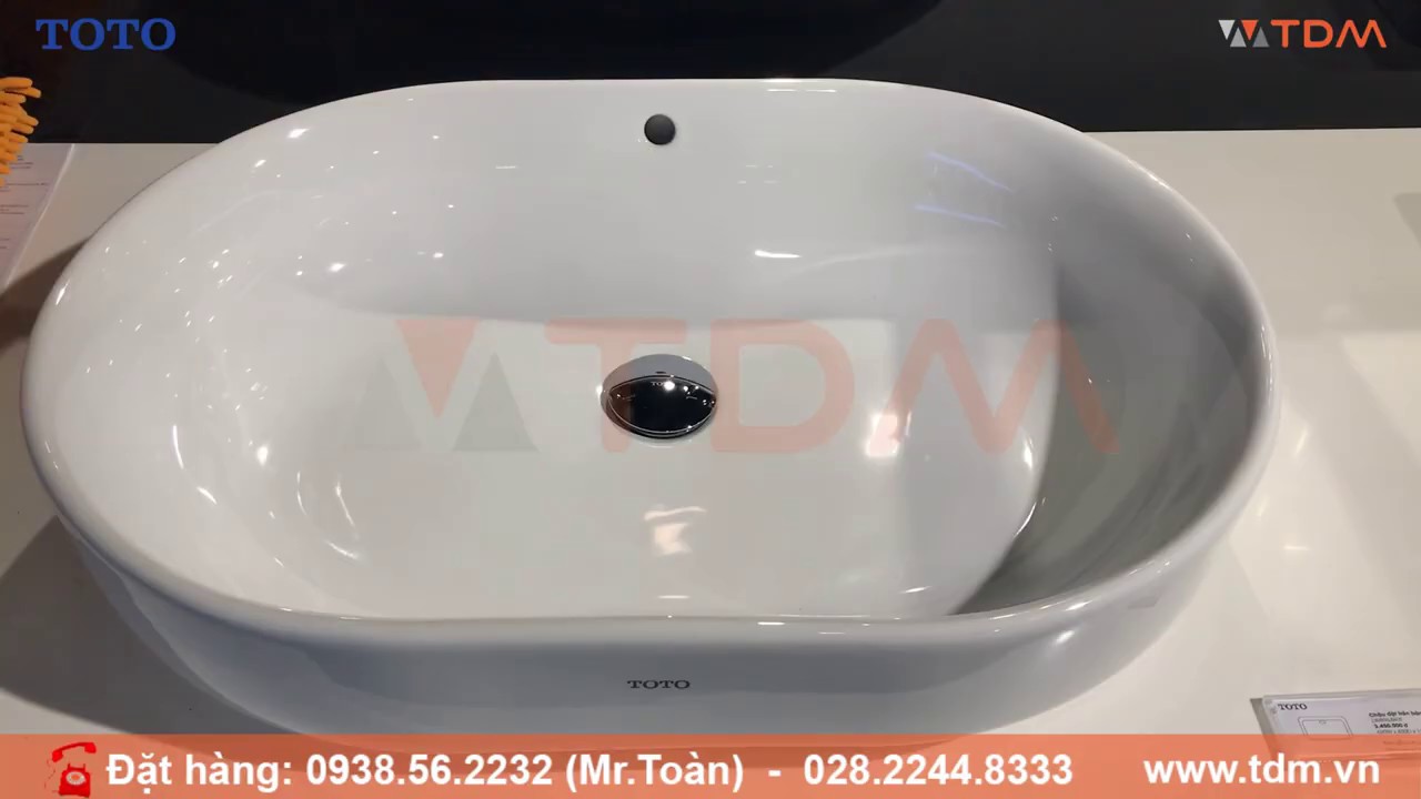 TDM.VN | Review lavabo đặt bàn TOTO LW896JW/F chậu rửa mặt TOTO cao cấp ...