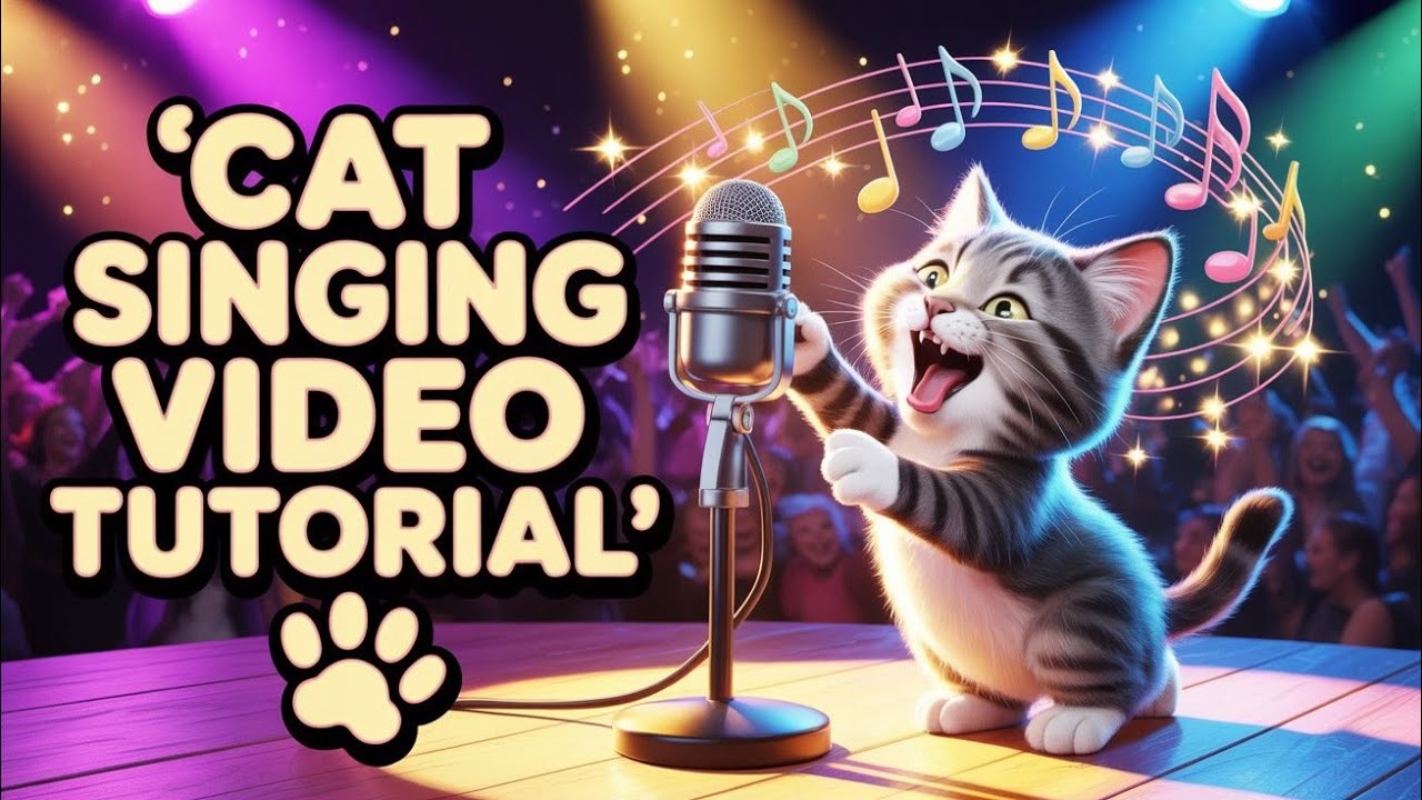 How to Make a Viral Cat Singing Video with AI! - YouTube