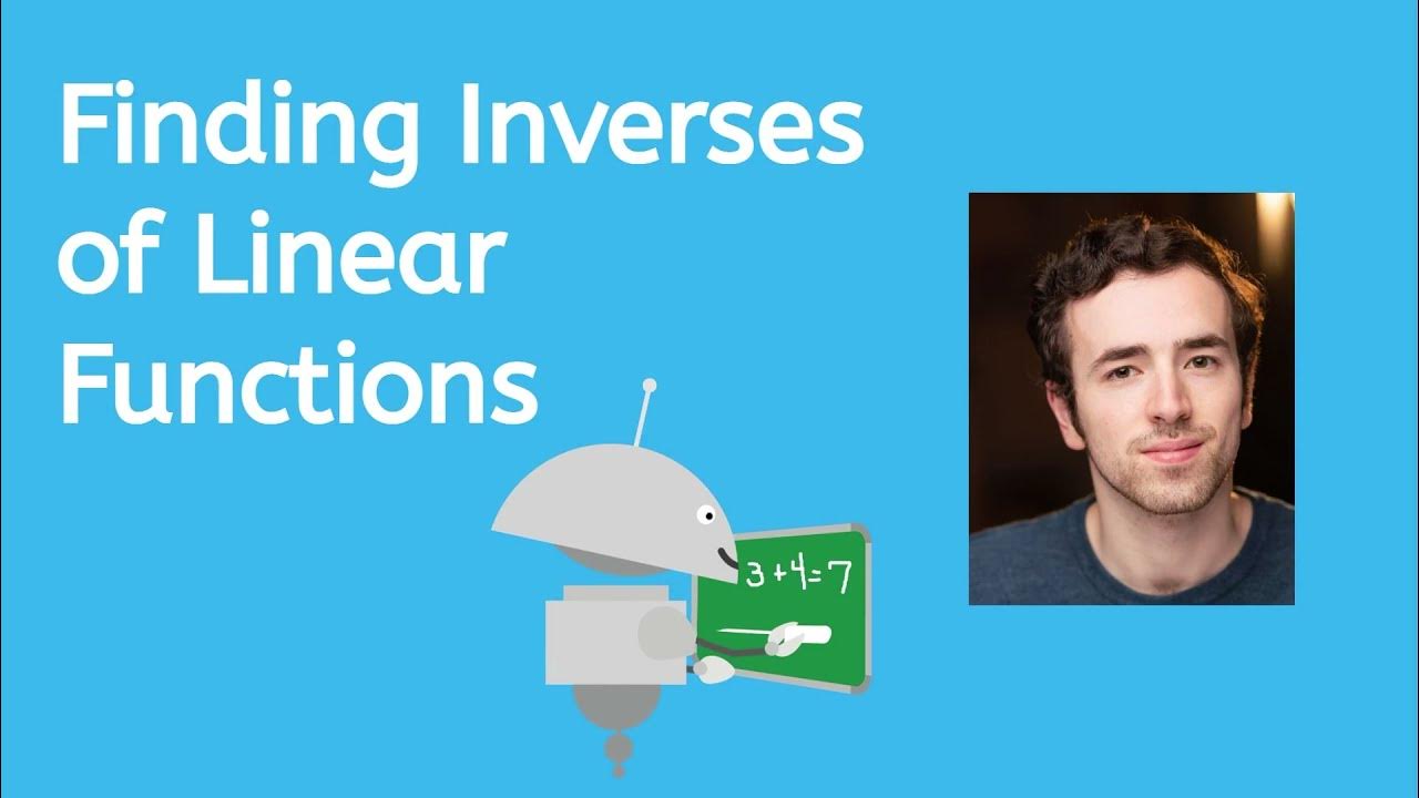 Finding Inverses of Linear Functions- Algebra for Teens! - YouTube