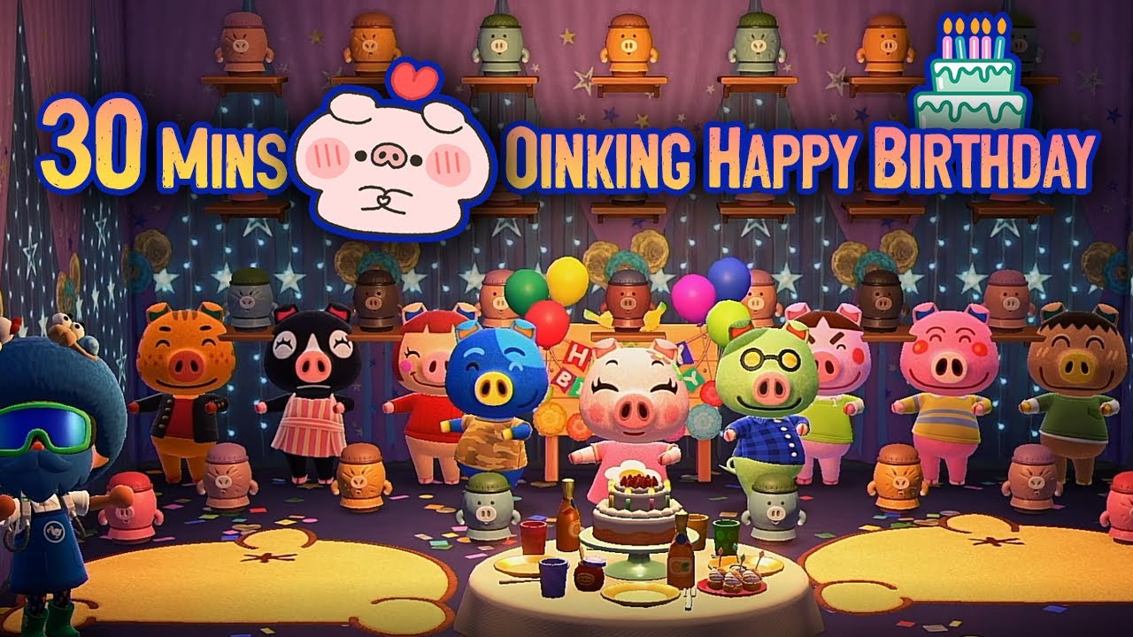 30 Minutes of Pigs Oinking to Happy Birthday + Oinkoid | Animal ...
