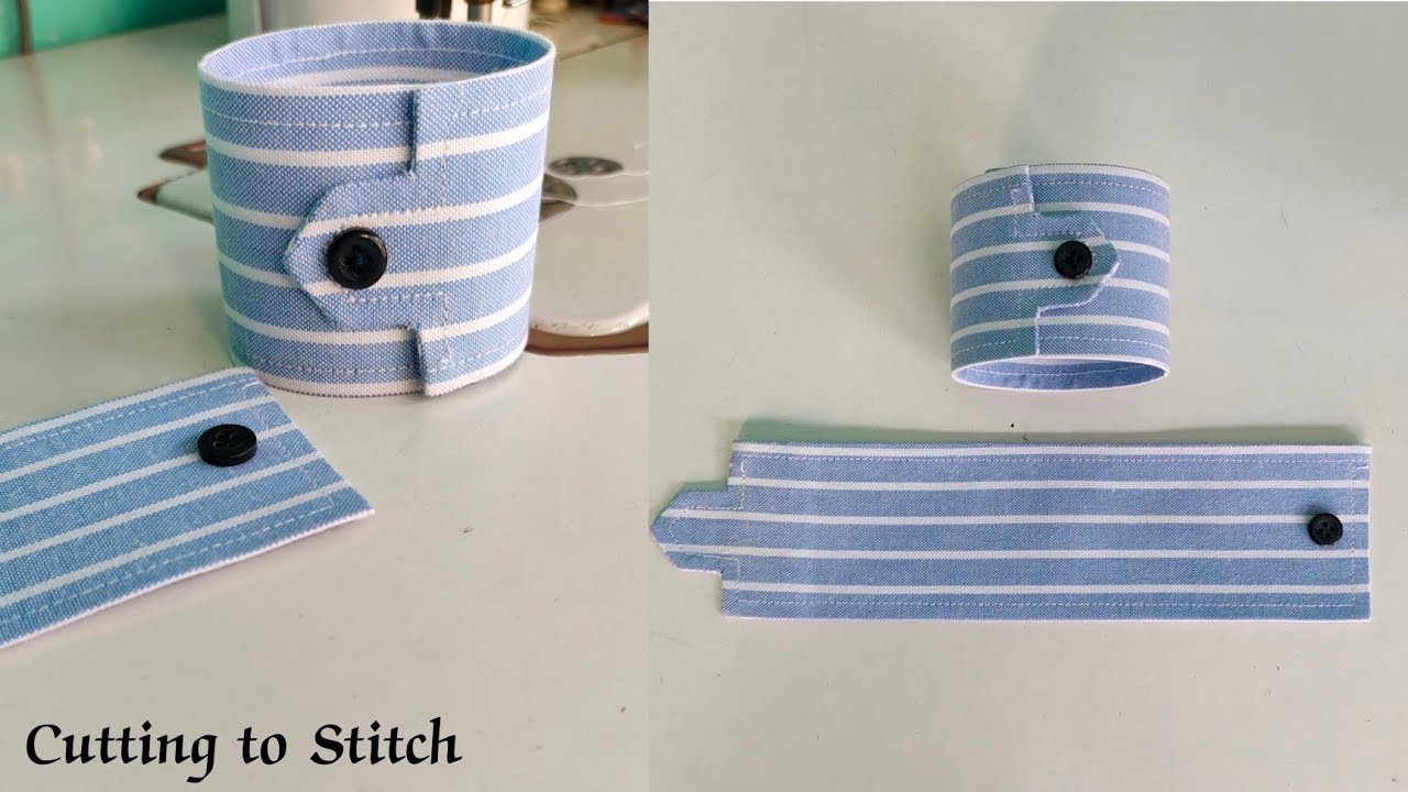 Cutting and Stitch Shirt Cuffs Design | Shirt Cuffs Design Sewing in ...