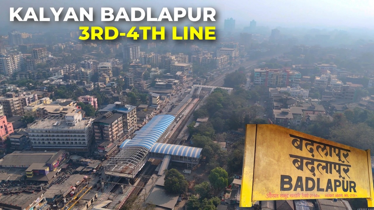 Kalyan Badlapur 3rd 4th RailwayLine | New Mumbai Suburban Rail Corridor ...