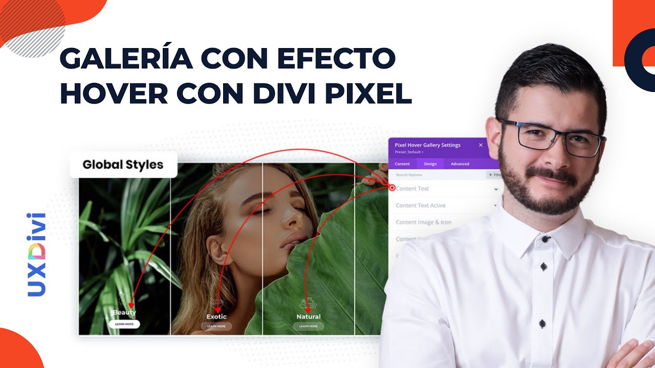 🔥TUTORIAL DIVI: Crea una Galería CON EFFECTO HOVER ⚡ con Divi Pixel y su módulo Hover Gallery ...