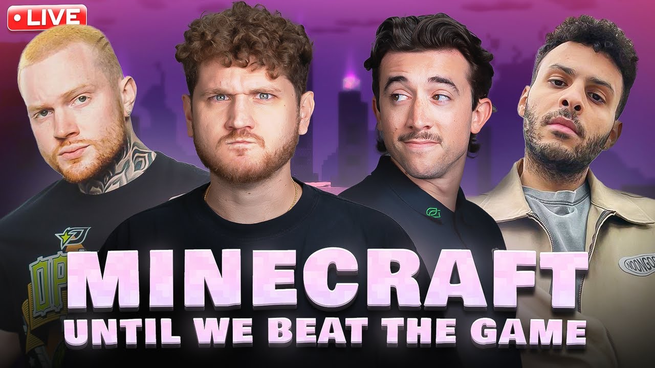 🔴 Minecraft until we beat the game (with BasicallyIdoWrk & MaNiaC) 🔴 ...