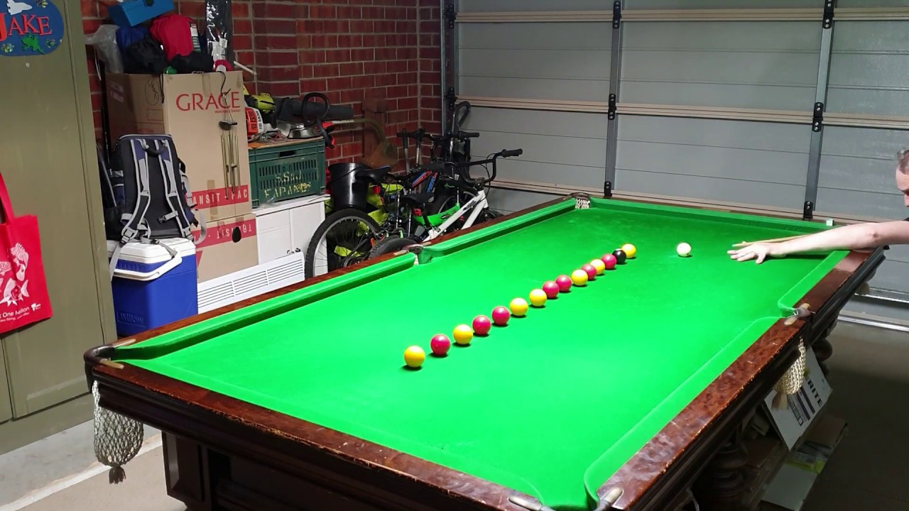 Fun 8Ball Exercise FAST LINE UP 47 SECONDS (Pool sport) - YouTube