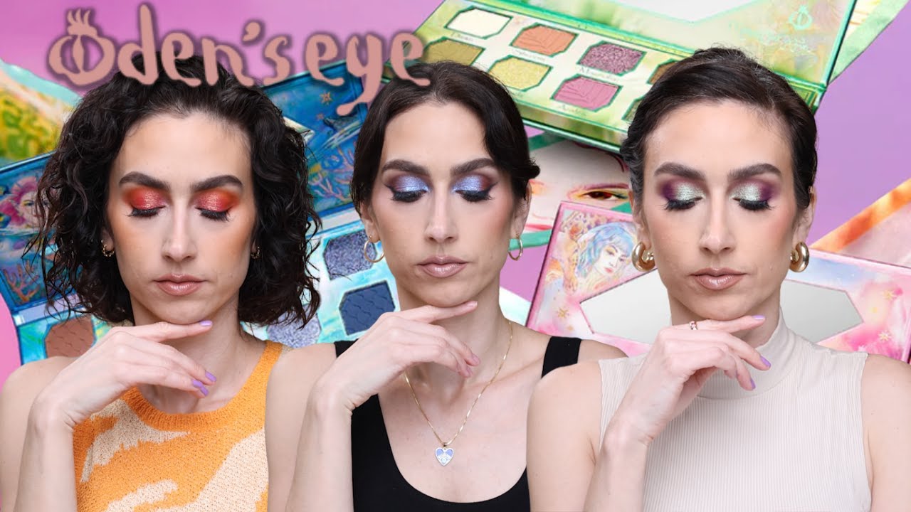 ODEN'S EYE PERFECT WORLD COLLECTION//3 LOOKS & SWATCHES - YouTube
