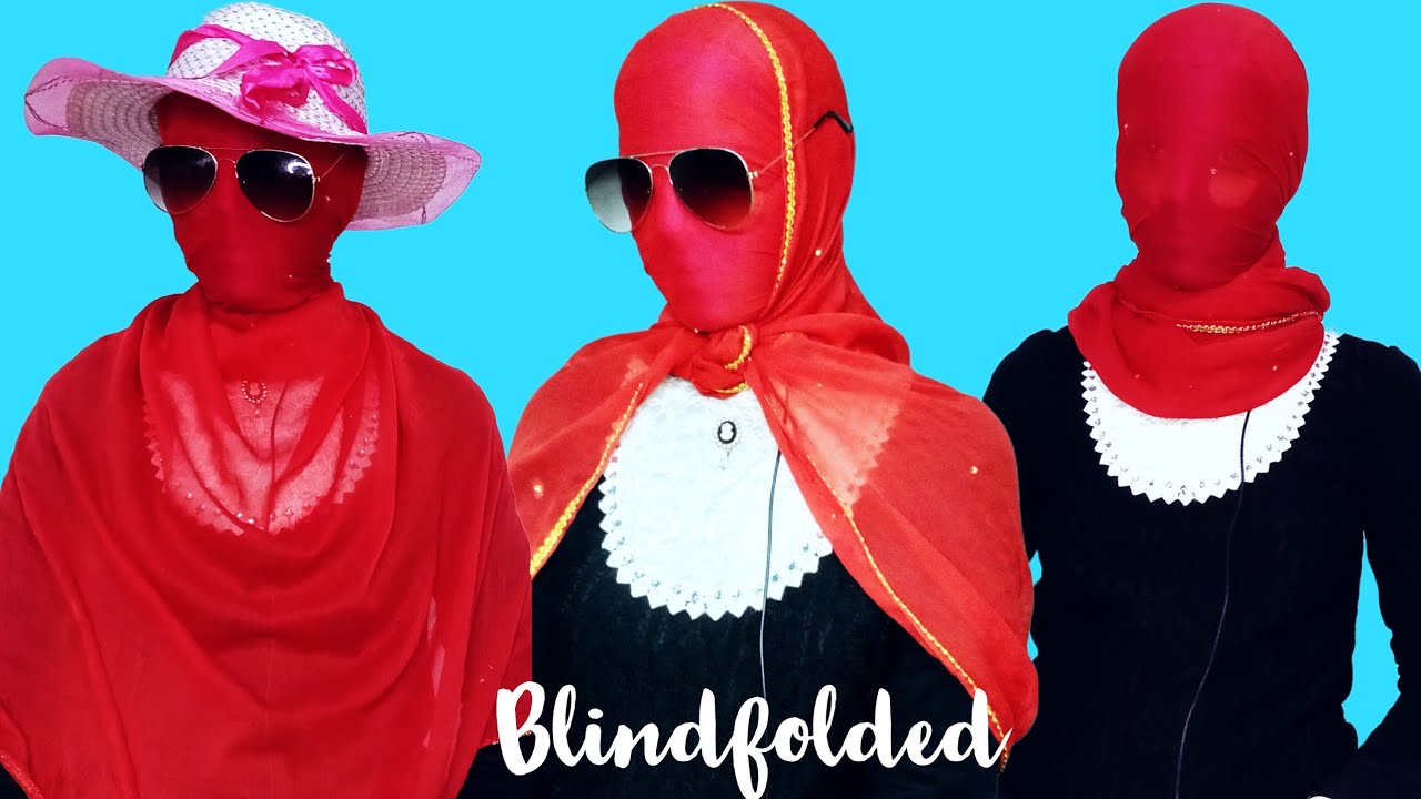 How to Blindfolded Face Cover||Full tight face cover||3 Types ...