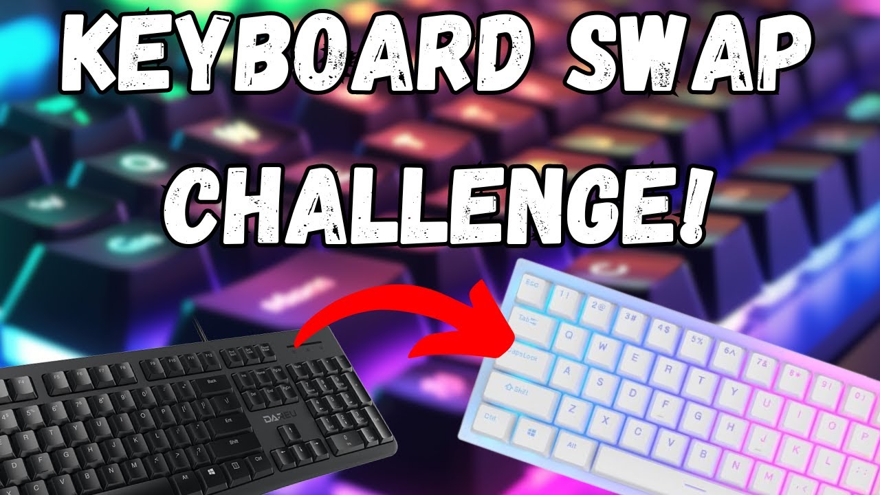 Keyboard Swap Challenge! - YouTube