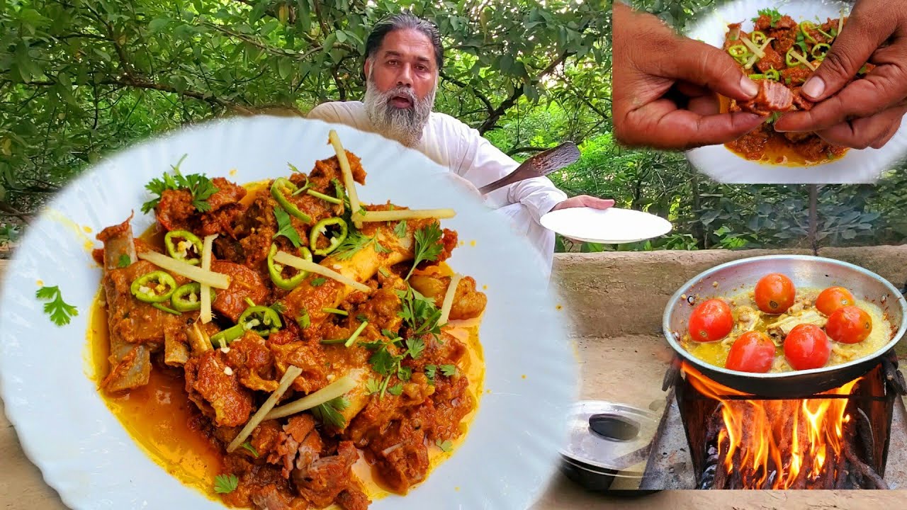 Mutton Shinwari Karahi | Peshawari Shinwari Mutton Karahi | Mubarak Ali ...