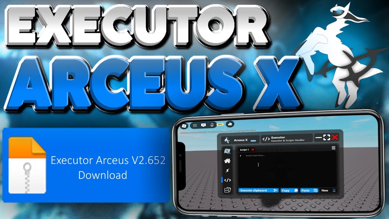 ATUALIZOU! EXECUTOR ARCEUS X V2.652 Celular e PC (100% UNC) - Script ...