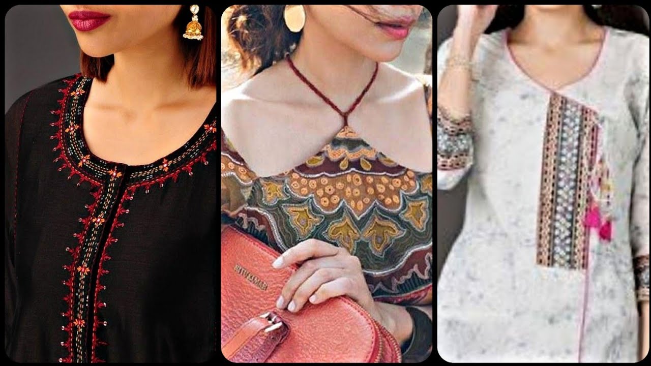Neckline Designs 2020 - Latest Kurti Neck Designs For Girls ideas ...
