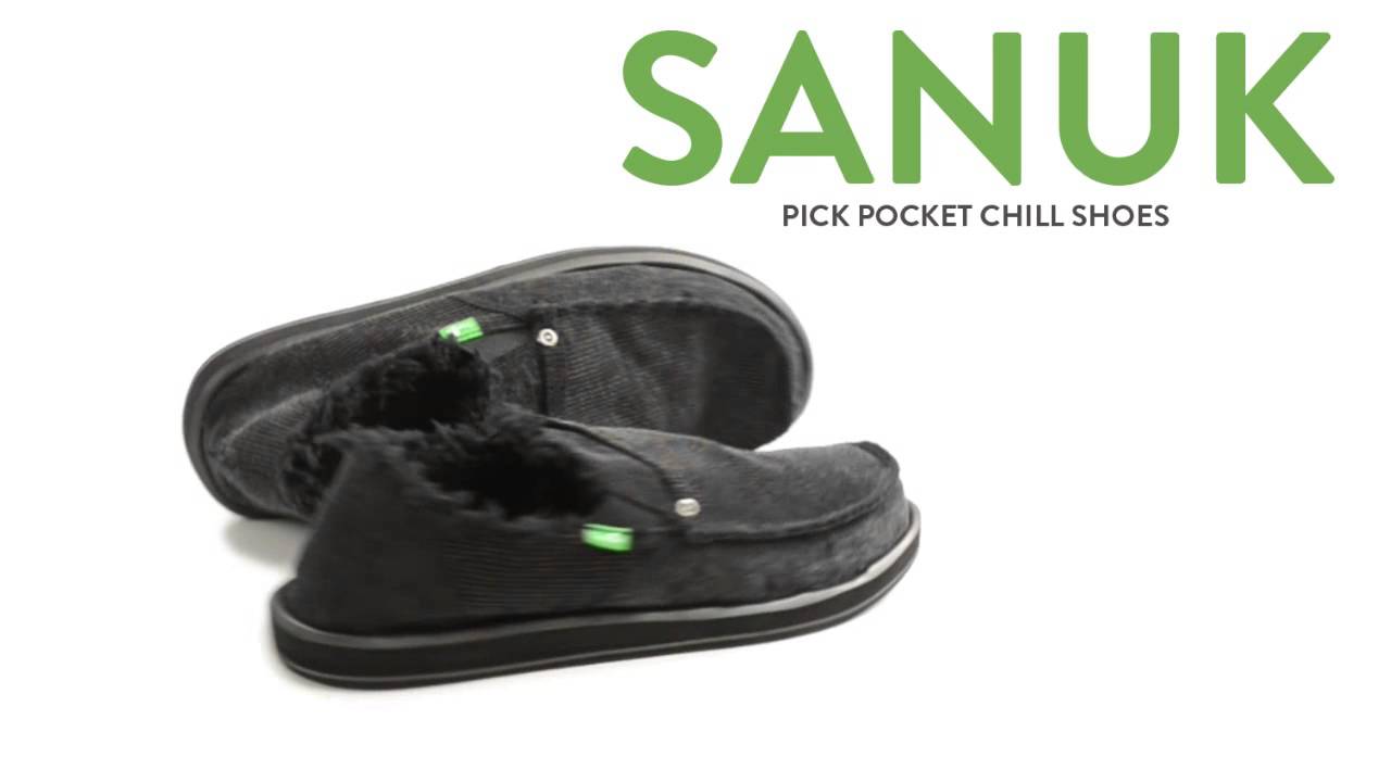 Sanuk Pick Pocket Chill Shoes - Slip-Ons (For Men) - YouTube