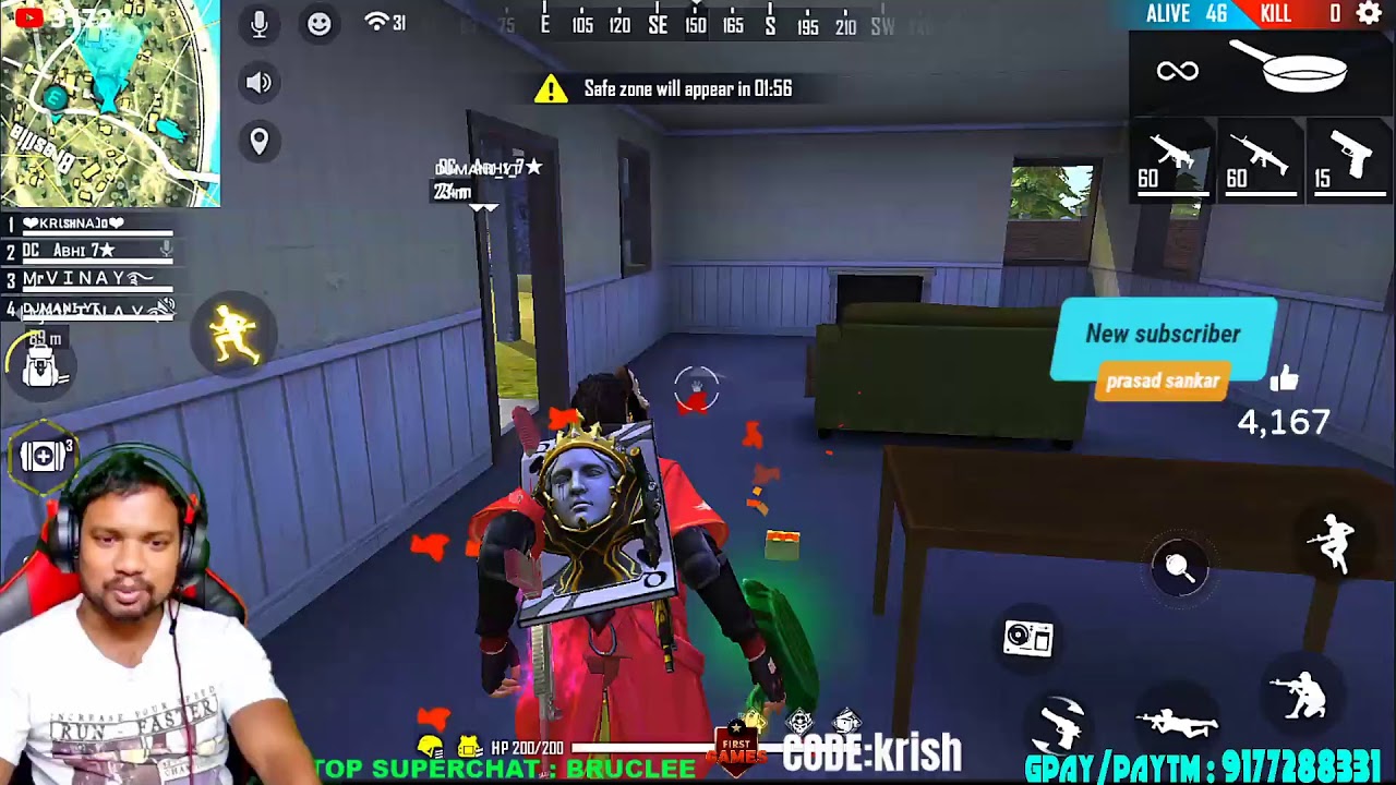 Free Fire Live With Face Cam - Road To 500K Big Family - Garena Free ...