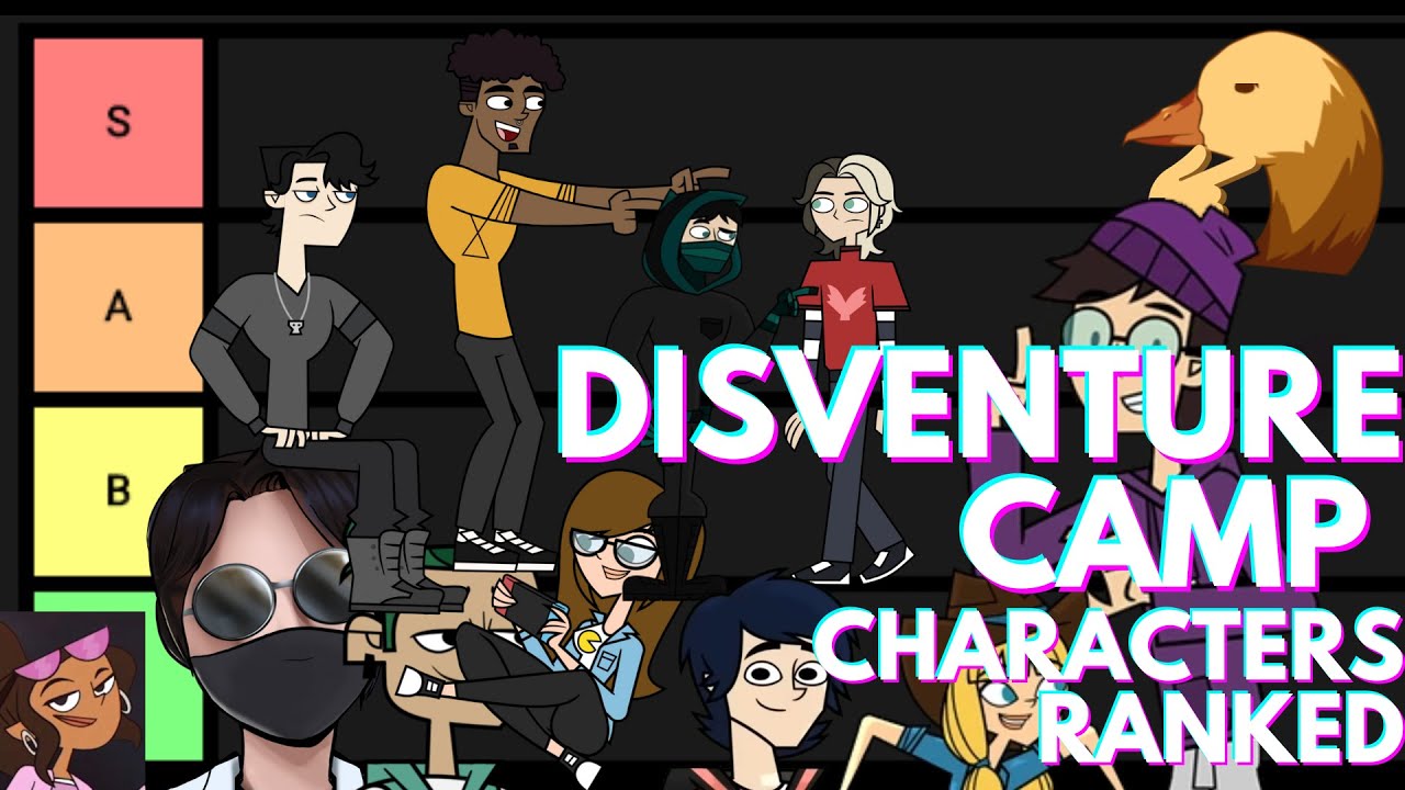 Jpeg and Tam try to RANK the ALL the Disventure Camp Characters - YouTube