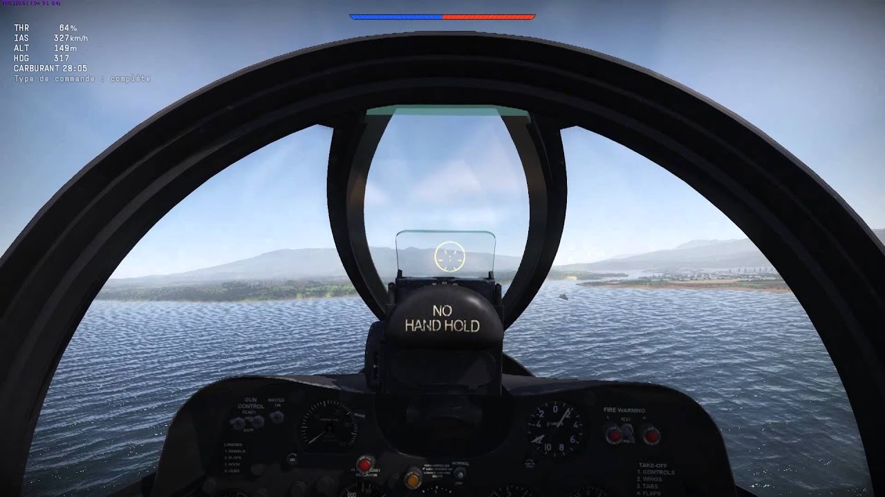 War Thunder - F2H-2 Banshee Carrier Landing (Practice) - YouTube