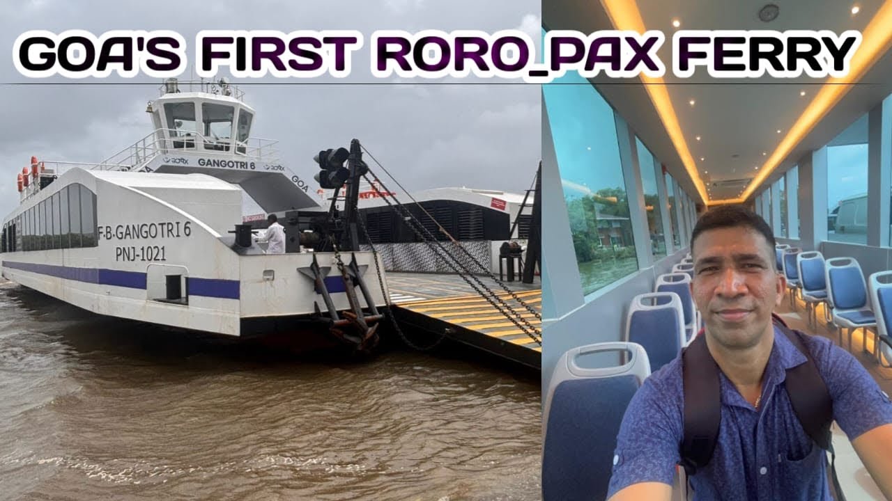Goa’s First Roro-Pax Ferry || Ribandar… - YouTube