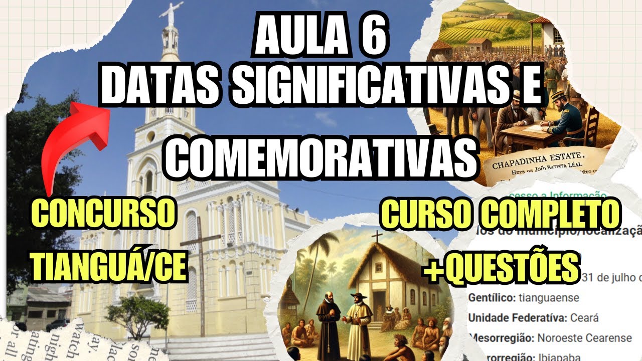 Aula 6 | Datas Significativas e Comemorativas de Tianguá-CE - YouTube