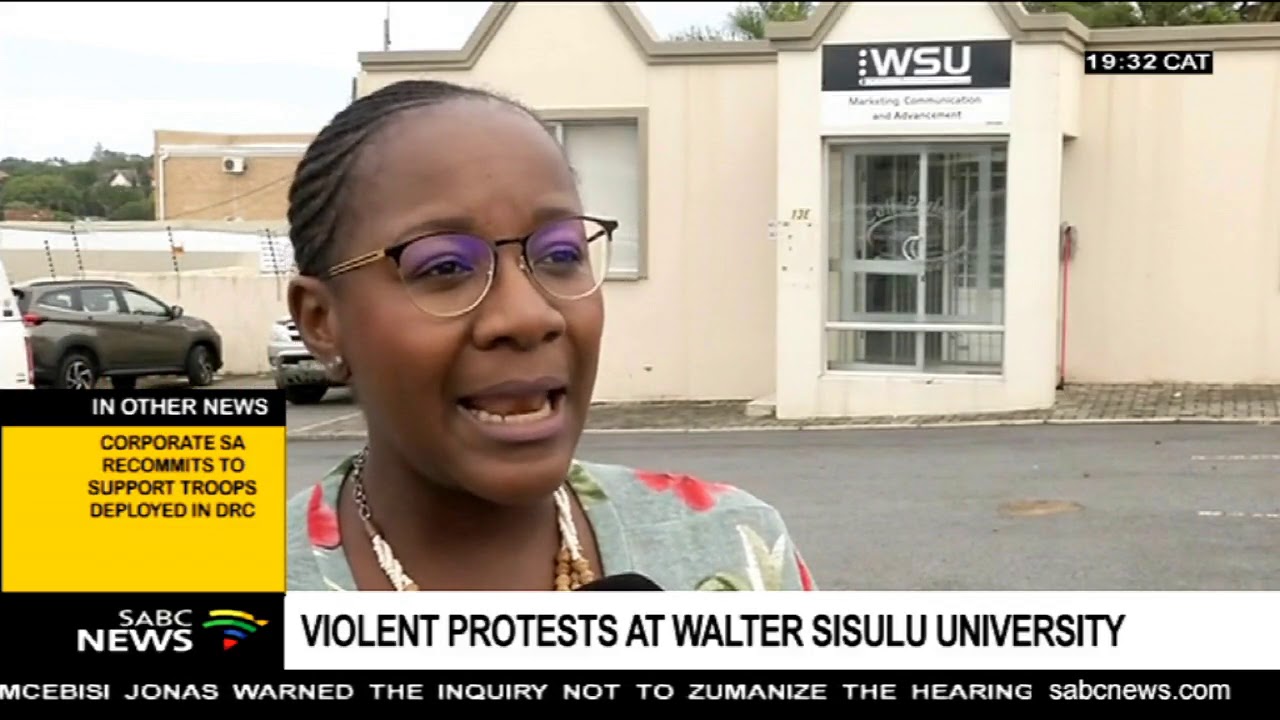 Operations at WSU suspended following violent protest - YouTube
