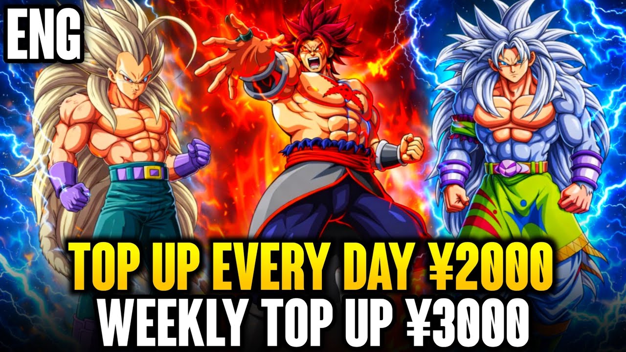 DB: Super Soldier Z ENG - Top Up Every Day ¥2000 , Weekly ¥3000 , Full ...