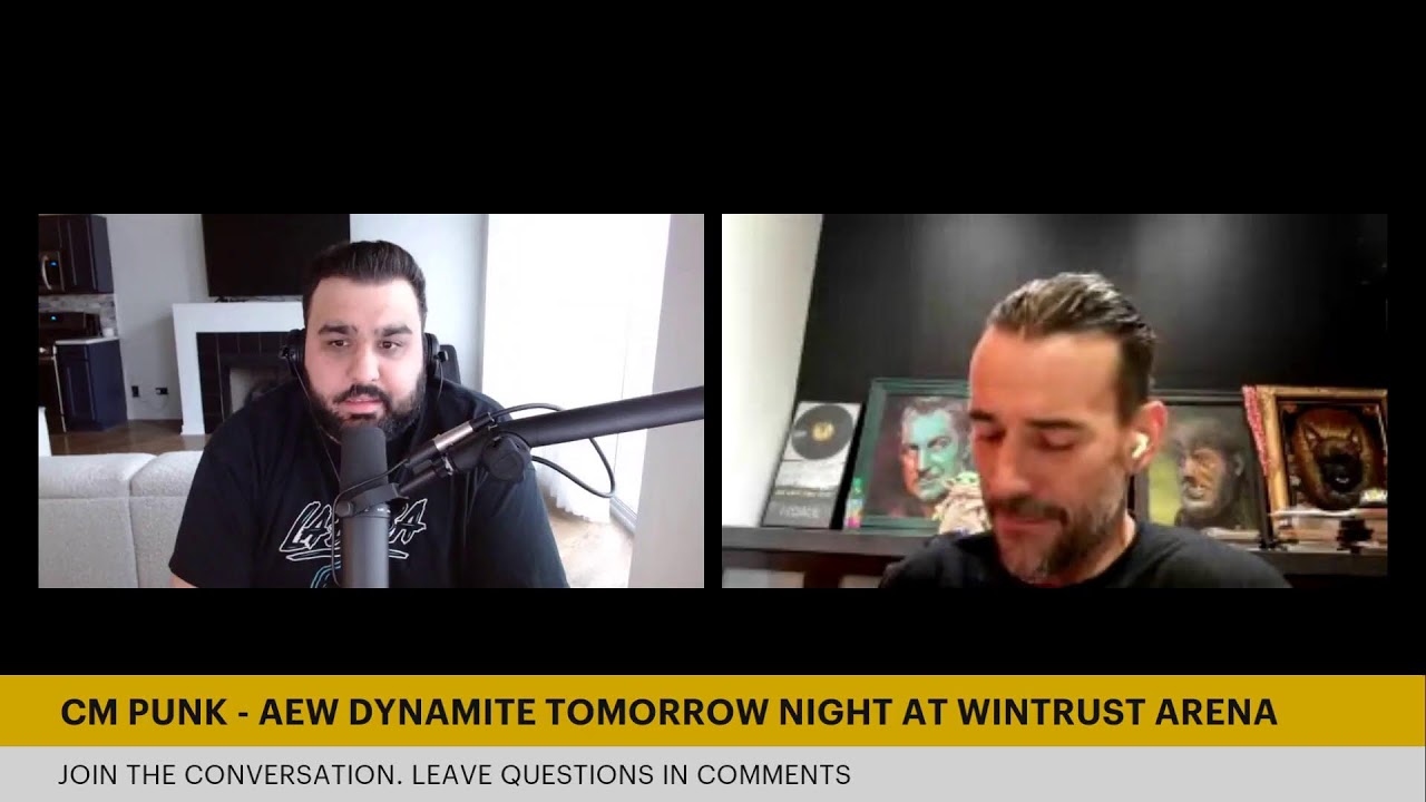 CM PUNK INTERVIEW LIVE WITH ABE KANAN - YouTube