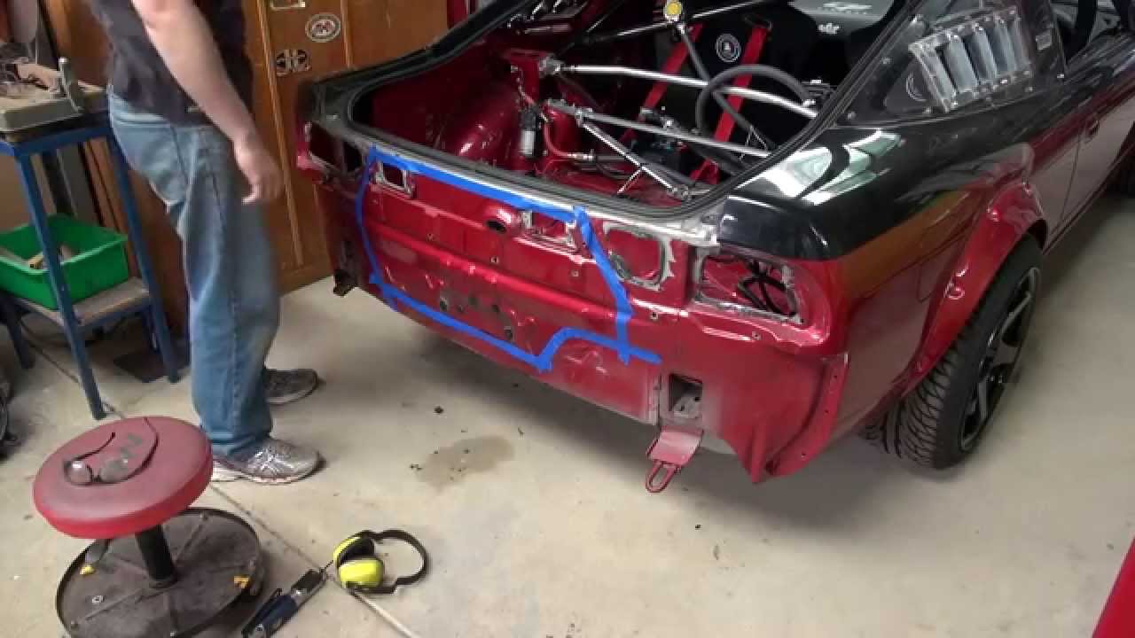 180sx Drift Car Rear Mount Radiator Rebuild part 1 - YouTube