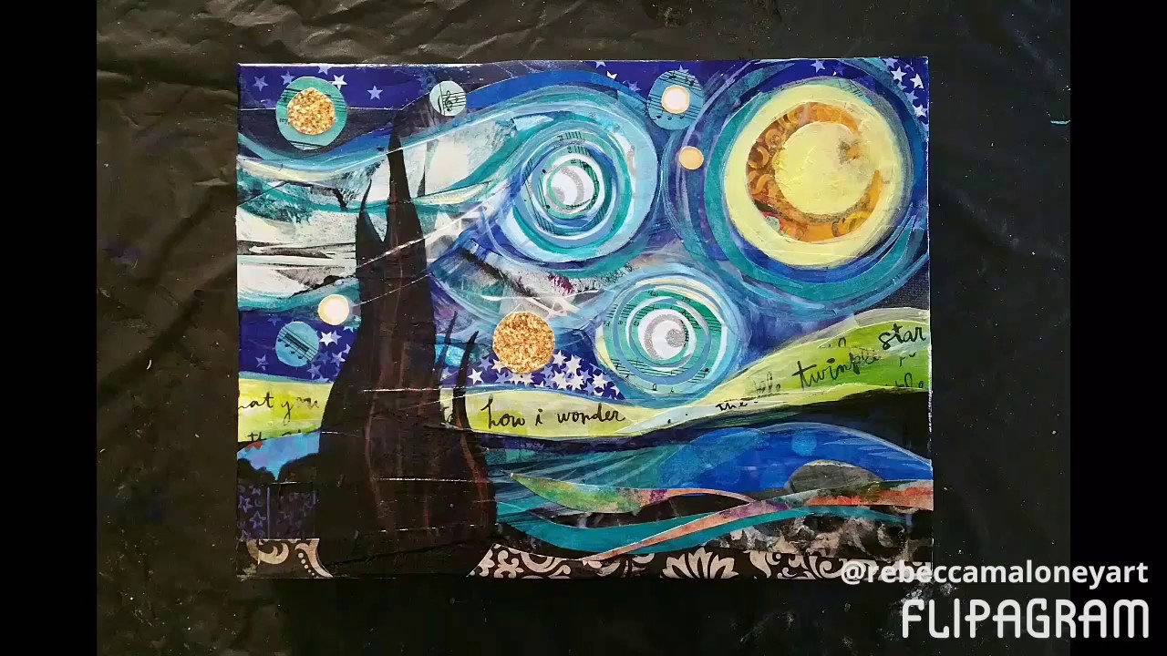 The Starry Night Collage 2 - YouTube
