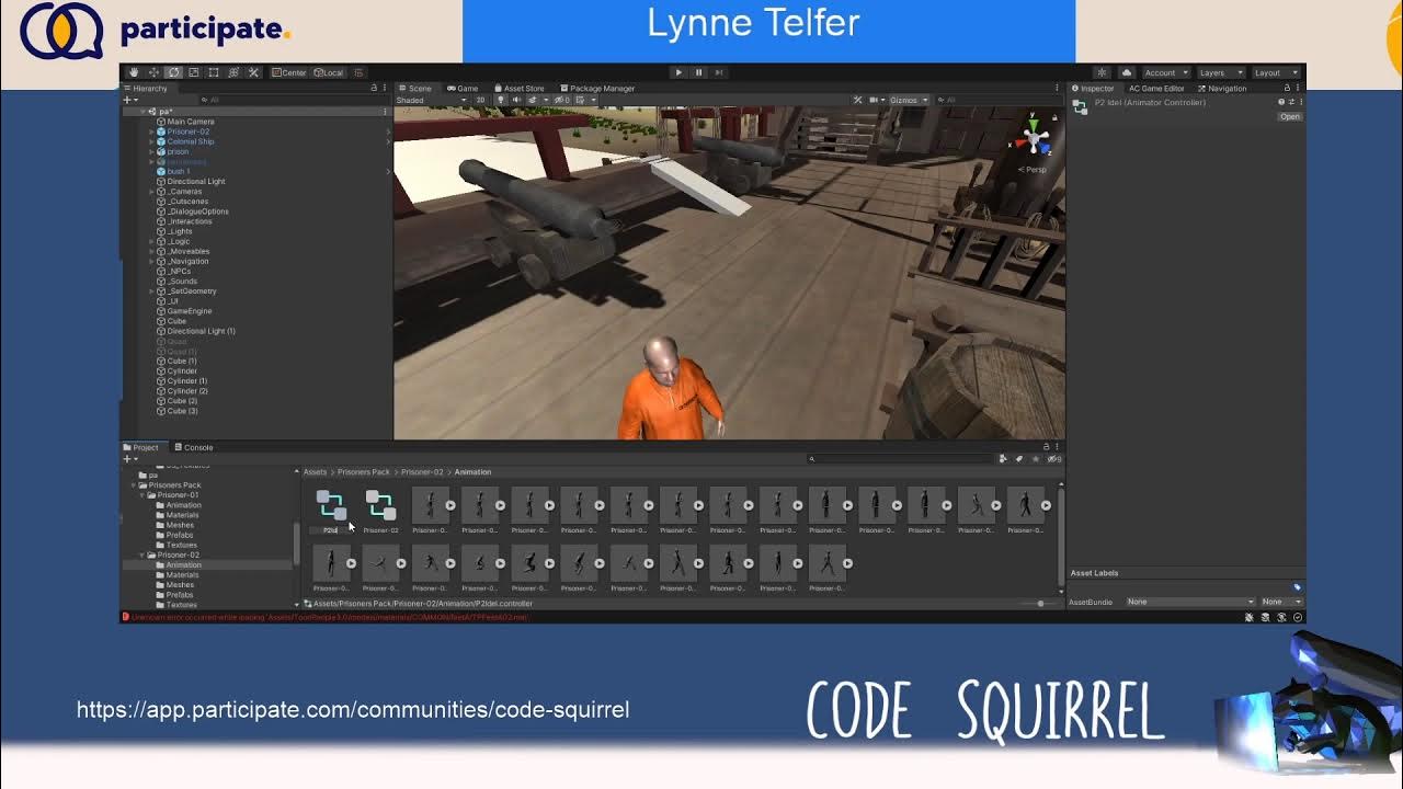 Code Squirrel and Unity Game Design! - YouTube